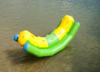 China Backyard Inflatable Water Park Games , Inflatable Water Seesaw For Aqua Park for sale
