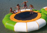 China Customized 4m Dia Inflatable Water Trampoline / Bouncer For Aqua Park for sale