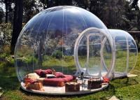 China Waterproof Transparent Bubble Tent , Outdoor Inflatable Bubble Camping Tent for sale