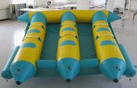 China Customed 6 Seaters Inflatable Banana Boat Fly Fish For Blow Up Pool Toys for sale