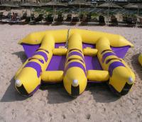 China Customed 6 Seaters Inflatable Banana Boat Fly Fish For Blow Up Pool Toys for sale