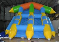 China Tarpaulin Inflatable Flying Fish Rafts , Inflatable Water Tubes For Lake for sale