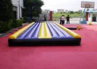 China EN14960 Durable Inflatable Air Tumbling Track / Trampoline Tumble Track for sale