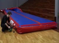 China Customized 9X3X0.5m Inflatable Air Track / Gymnastics Inflatable Tumble Floor for sale