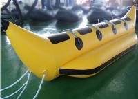 China Waterproof 0.9mm PVC Inflatable Fly Fish Banana Boat For Water Games for sale