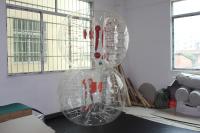 China Custom Inflatable bubble football soccer clear with inflatable ball suits for sale