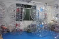 China 0.8mm PVC 1.5 m diameter body zorb inflatable bubble soccer CE for sale