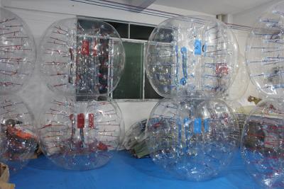 China 0.8mm PVC 1.5 m diameter body zorb inflatable bubble soccer CE for sale