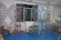 China 0.8mm PVC 1.5 m diameter body zorb inflatable bubble soccer CE for sale