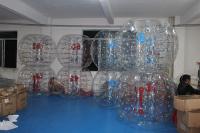 China 0.8mm PVC 1.5 m diameter body zorb inflatable bubble soccer CE for sale