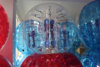 China 0.8mm PVC 1.5 m diameter body zorb inflatable bubble soccer CE for sale