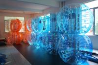 China Blue 1.2mDia Inflatable Bubble Soccer Inflatable Human Balloon for sale