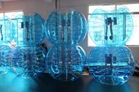 China Blue 1.2mDia Inflatable Bubble Soccer Inflatable Human Balloon for sale