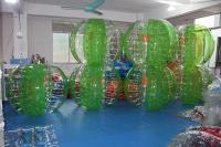 China Advertising Green Crazy Sport Games Outdoor Knocker Ball 6 Panels for sale