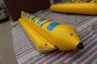 China Garden Red Orange Yellow Banana Boat Raft Suitable For Adults for sale