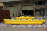 China Garden Red Orange Yellow Banana Boat Raft Suitable For Adults for sale