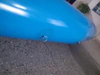 China Green Blue 0.9mm PVC Water Sports Banana Boat 4m * 3m/3m*2.3 M for sale