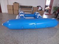 China Green Blue 0.9mm PVC Water Sports Banana Boat 4m * 3m/3m*2.3 M for sale