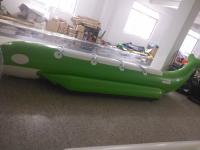China White Black Banana Boat Towable 0.40mm Or Customized Thickness for sale