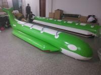 China White Black Banana Boat Towable 0.40mm Or Customized Thickness for sale