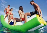 China 0.9mm PVC Inflatable Water Totter Slide For Water Sport Games for sale