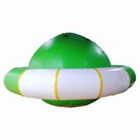 China Giant Durable PVC Inflatable Water Park Disco Boat Inflatable Saturn for sale