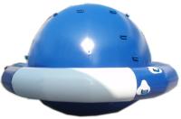 China Commercial Grade Crazy UFO Inflatable Disco Boat For Water Game for sale