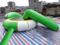 China Water inflatable Trampoline Inflatable Bouncer Jumping Bed water park Floating for sale