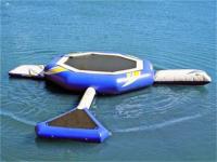 China Water inflatable Trampoline Inflatable Bouncer Jumping Bed water park Floating for sale