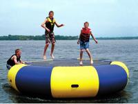 China Customized Inflatable Water Park inflatable sea trampoline Digital Printing for sale