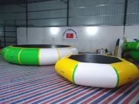 China Inflatable water trampoline float inflatable floating water trampoline for sale