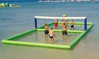 China Lake inflatable water games volleyball sport games for water park for sale