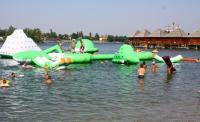 China Inflatable water amusement park Giant inflatable sea water park for sale