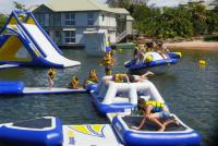 China Amusement floating Inflatable Water Park Equipments inflatable water game for sale