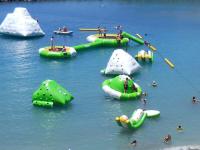 China 3 years Warranty PVC inflatable water park games inflatable floating water park for sale