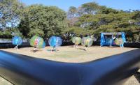 China 1.00mm Tpu Inflatable Bubble Ball Soccer , Human Sized Loopy Inflatable Bumper Ball for sale