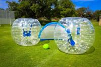 China Digital Printing Inflatable Bubble Football Waterproof 0.7 mm TPU Material for sale