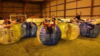 China Abrasion Resistance Inflatable Bubble Football 0.8mm - 1mm TPU Body Zorb Ball for sale