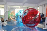 China Advertising Durable Inflatable Water Walking Ball / Water Zorb Ball Customized Color for sale