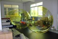 China Customized Transparent Water Rolling Ball , Giant Inflatable Walk On Water Ball for sale