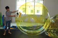 China Customized Transparent Water Rolling Ball , Giant Inflatable Walk On Water Ball for sale