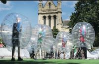 China Customized Adults Inflatable Bubble Soccer Ball Durable 1.5m PVC Material for sale