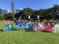 China Fun Game Colour Inflatable Bubble Soccer with Heat Sealing 2 Years Warranty for sale