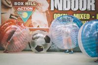 China Transparent Color Inflatable Bubble Soccer Ball , Diameter 1.5 M Human Bubble Ball for sale