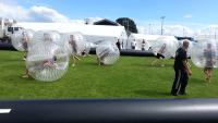 China Big Inflatable Bubble Soccer Diameter 1.2m / 1.5m / 1.8m For Head Sport Football for sale