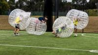 China Kids / Adults Inflatable Bubble Soccer 0.8 - 1 mm PVC Inflatable Bumper Ball for sale