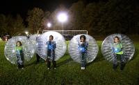 China Human Sized Inflatable Bubble Soccer Ball / Hamster Ball Transparent Durable for sale