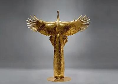 China Fiberglass Customized Figure Abstract Decorative Metal Wing Angel Sculpture for sale