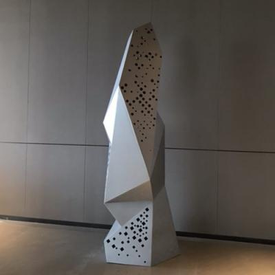 China Custom Made Sound Logo Modern Style Abstract Decorative Metal Sculpture for sale