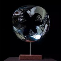 China Hotel Table Top Stainless Steel Statue Decoration Home Decor Sculptures for sale